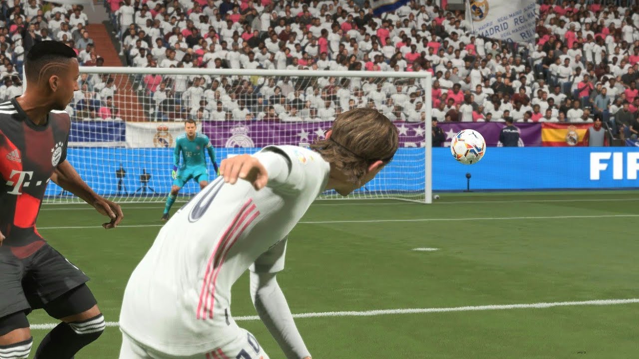 FIFA 21 PS5 - Modric stunning skill and goal (4k slow-mo) - YouTube