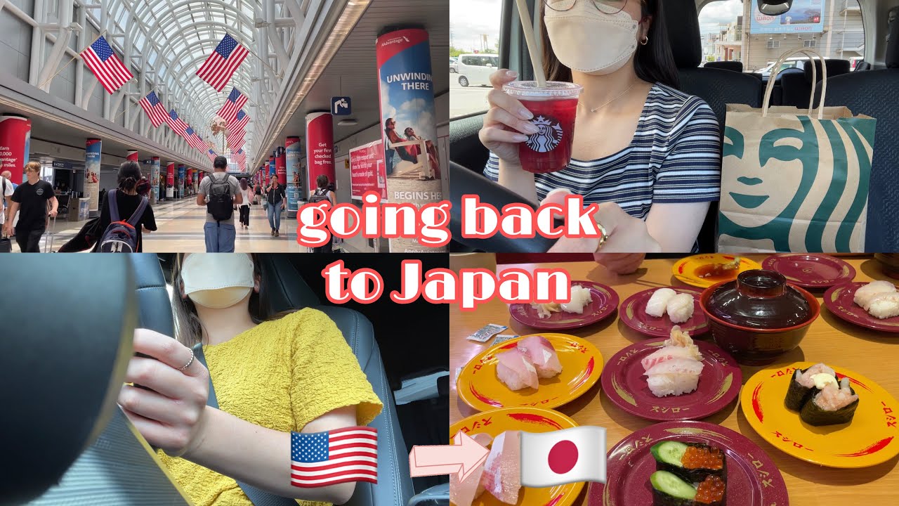【学生vlog】I’m back in japan 🇯🇵 | 日本に帰ってきました☺︎ - YouTube