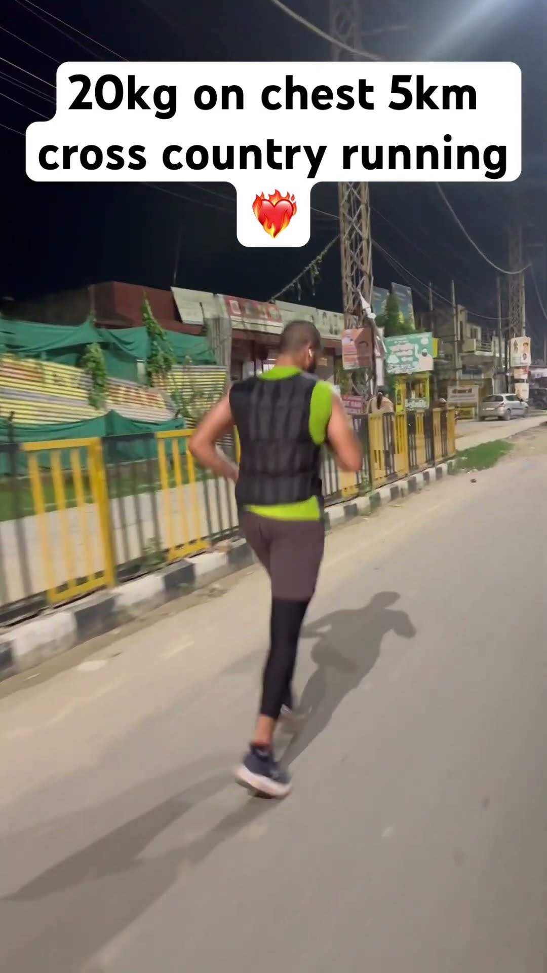 Late night running 🥶 #raghavvlogsshorts #motivation - YouTube