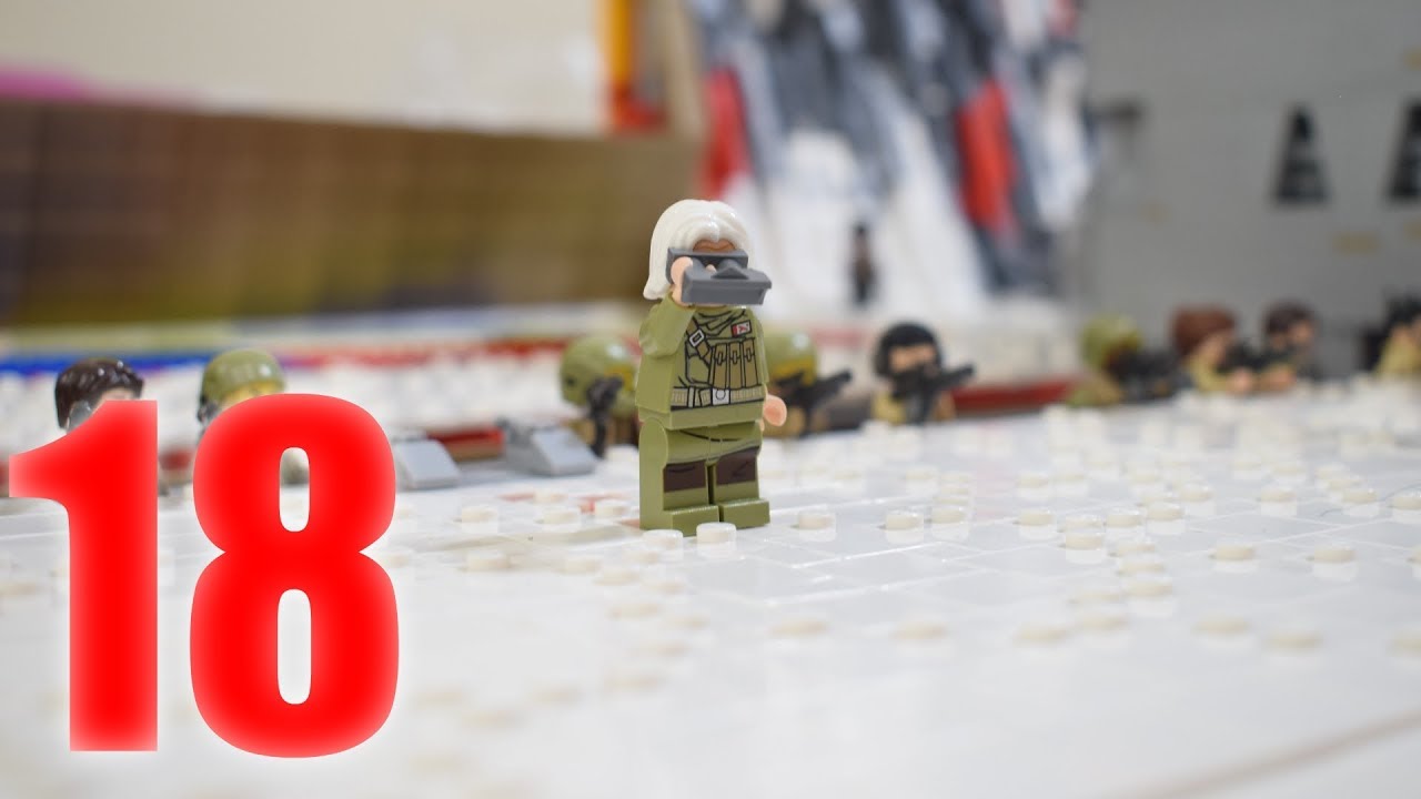 LEGO Crait MOC Build Series - Part 18: The Big Door Begins! - YouTube