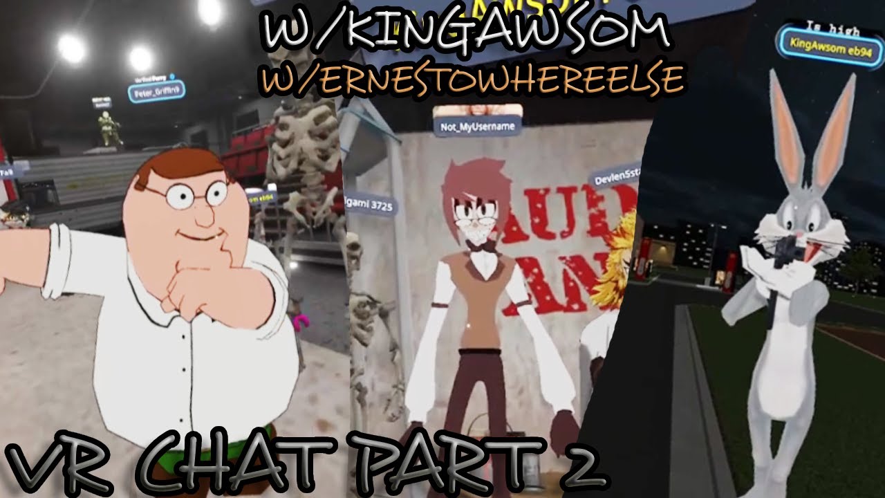 THE FUNNIEST VR CHAT VIDEO EVER! | VR Chat | KingAwsom X Hblack Collab ...