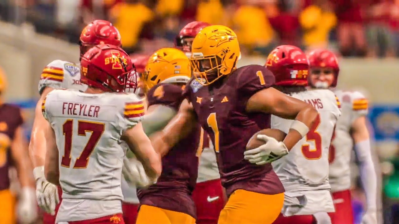 Arizona State vs Iowa State Big 12 Championship 12/7/2024 College ...