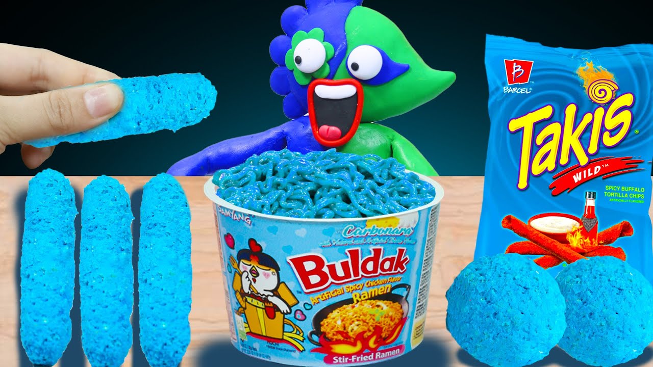 ASMR MUKBANG BLUE TAKIS RICE CAKE Cheese Sticks, Cheese Balls - 블루타키스 ...