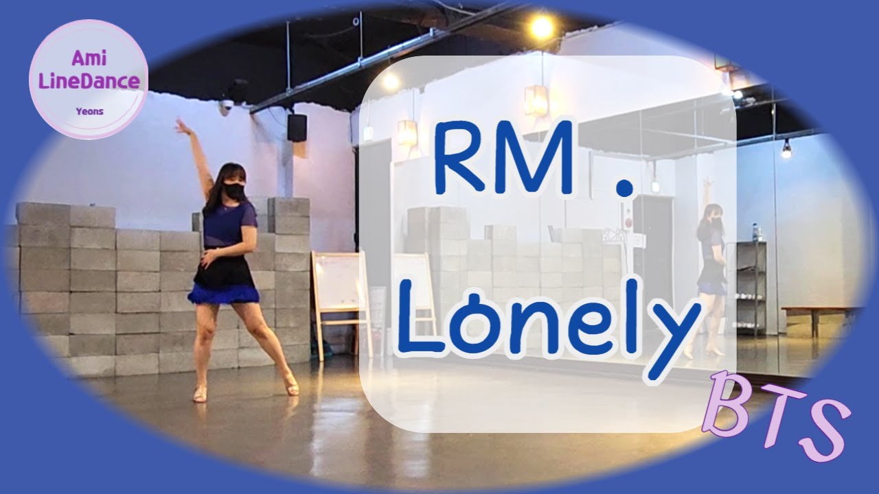 RM . Lonely Line dance (Beginner)| 초급라인댄스 | #bts #rm #lonely - YouTube