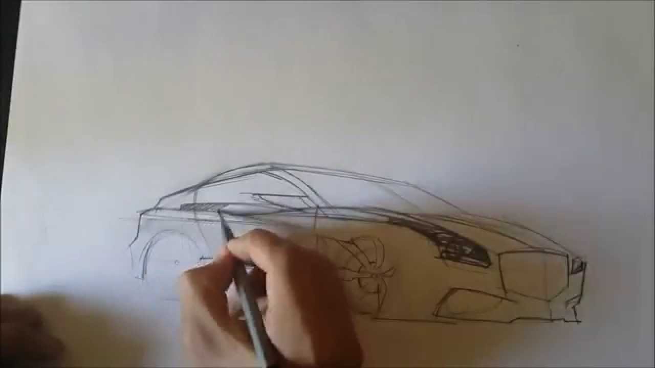 How to draw a car(Lada), как нарисовать машину?( лада) - YouTube