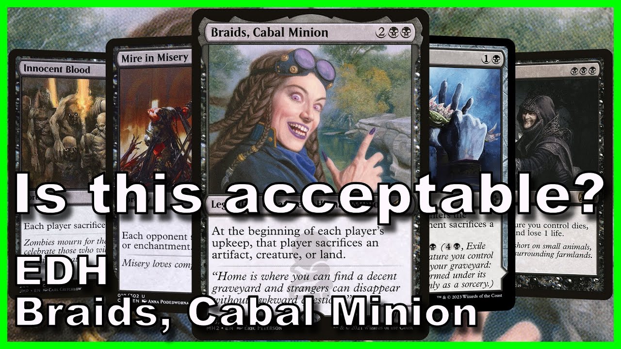 Braids, Cabal Minion EDH Deck Tech | Magic the Gathering - YouTube
