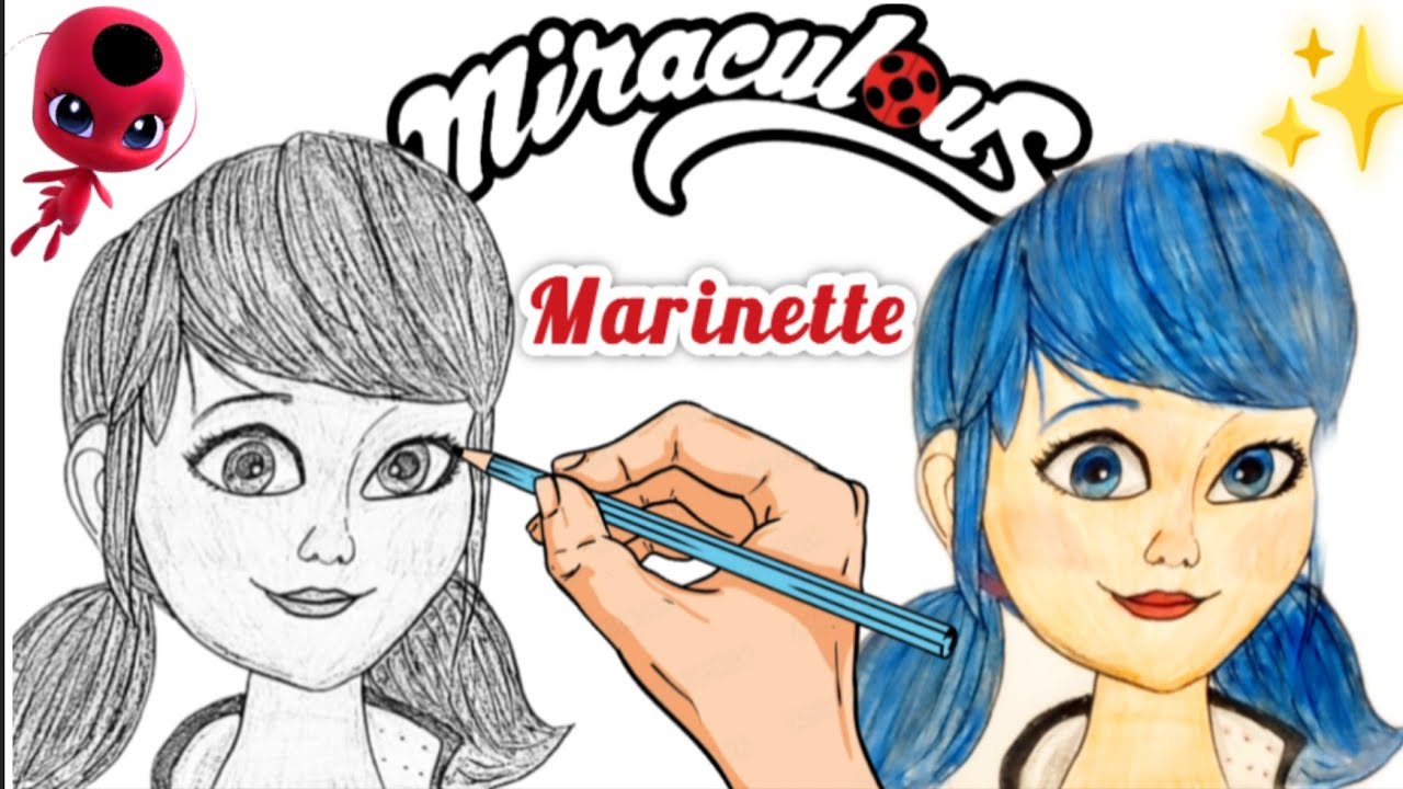 Learn to Draw Marinette (Ladybug) | Miraculous Ladybug Drawing Tutorial ...