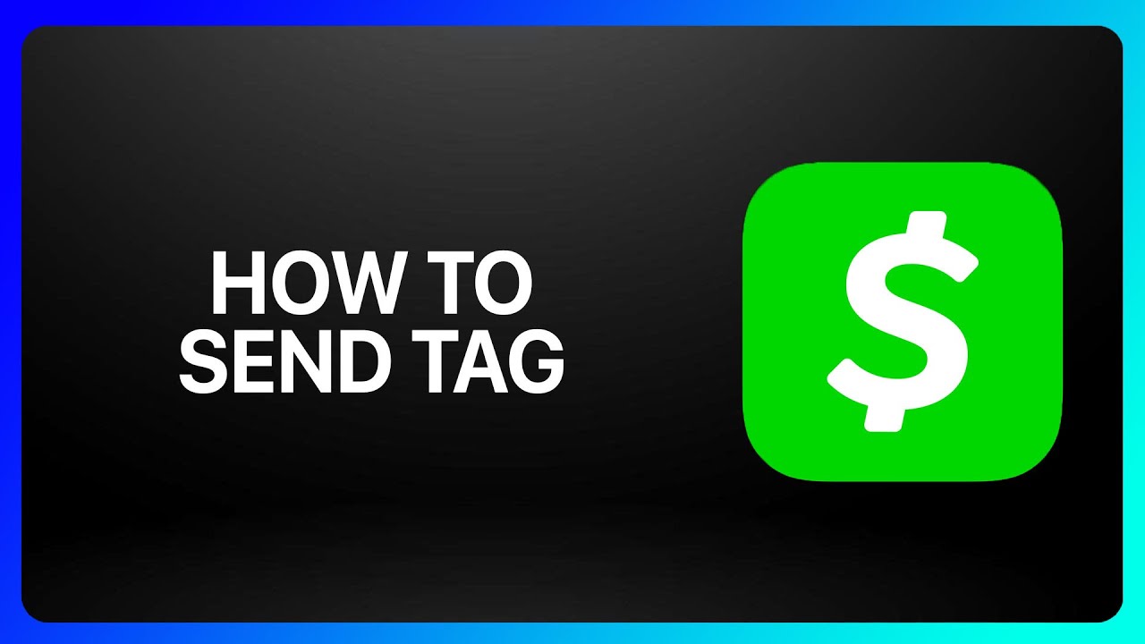 How To Send Cash App Tag Tutorial - YouTube