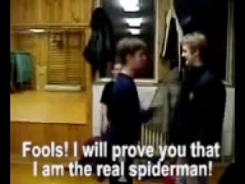 Guy runs into wall - translated - YouTube