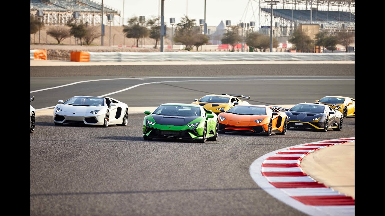 Lamborghini Bahrain Track Event - March 2023 - YouTube