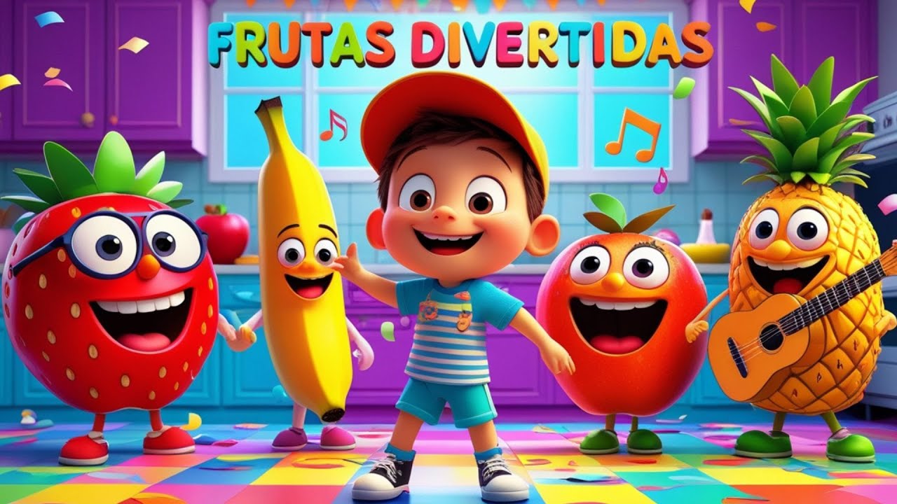 ¡Aprende las Frutas Cantando! 🍎🍌 | Canción Infantil Divertida - YouTube