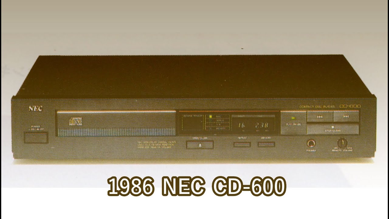 1986 NEC CD-600 - YouTube