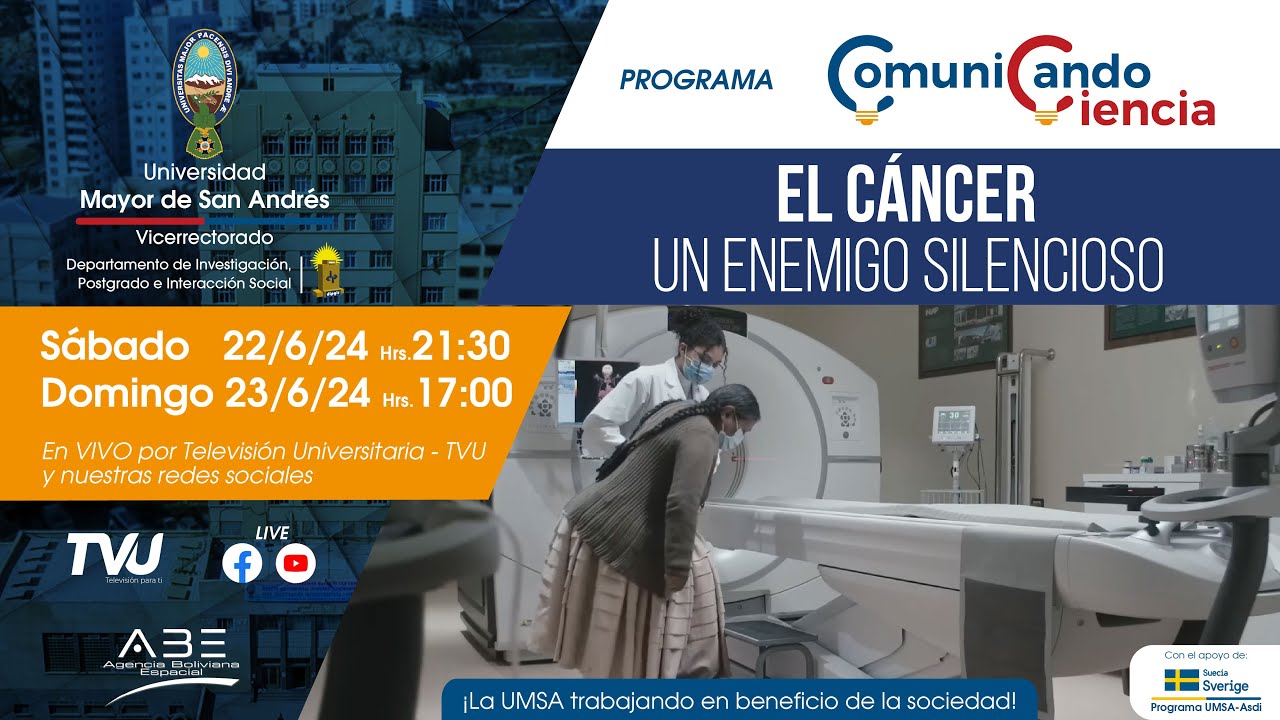 El cáncer - un enemigo silencioso | Programa Comunicando Ciencia | UMSA - YouTube