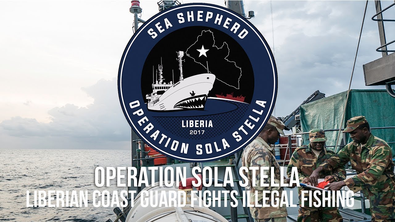Liberian Coast Guard Fights Illegal Fishing - YouTube