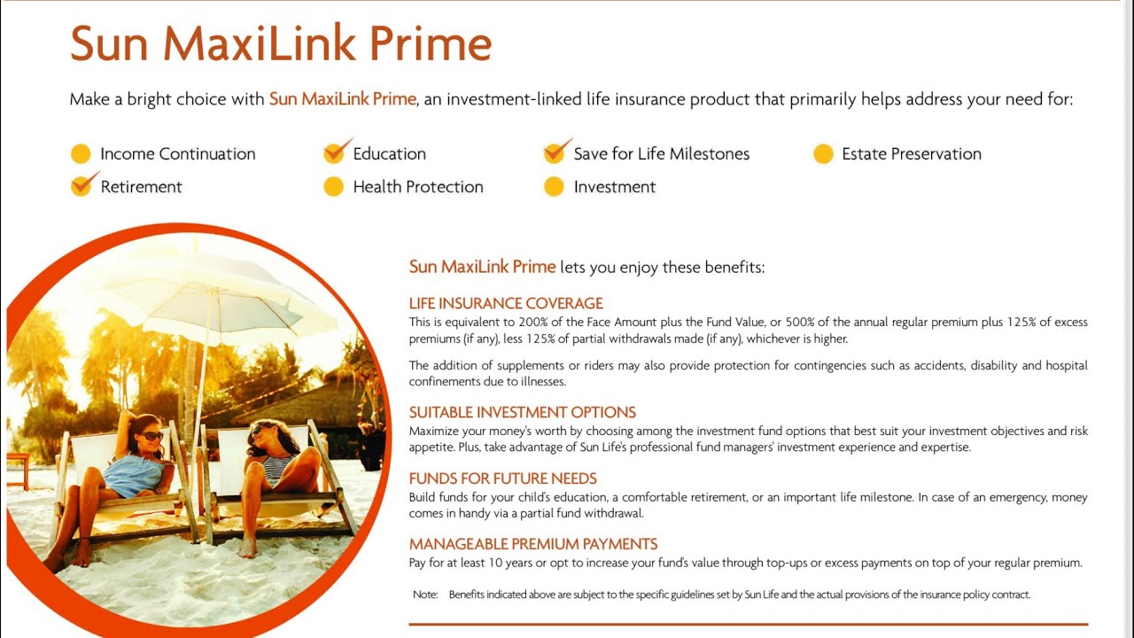 Sun MaxiLink Prime for Adult - YouTube