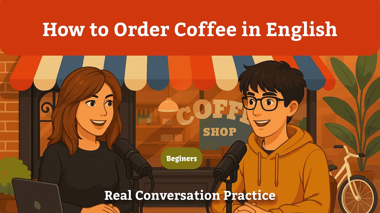 English at the Cafe – Simple Conversation Coffee Shop for Beginners ...