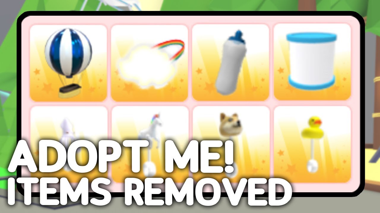 Adopt Me is REMOVING THESE ITEMS In New Adopt Me UPDATE! Roblox Adopt ...