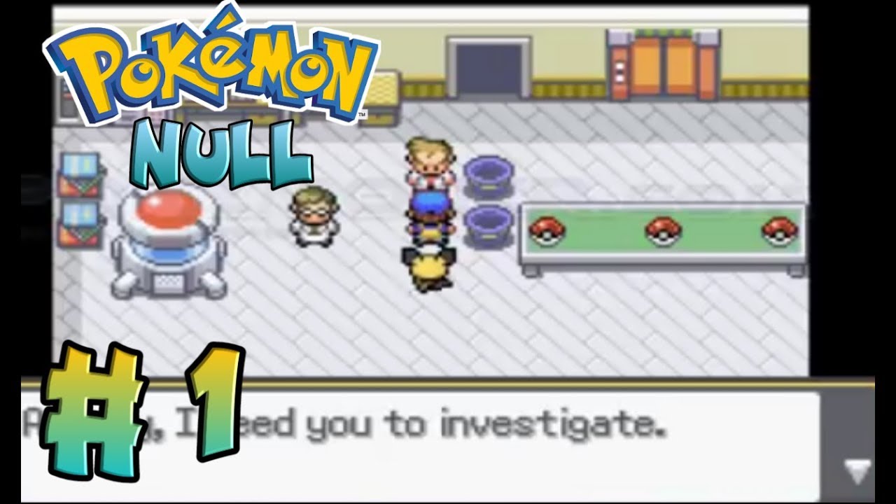 Pokemon Null Gameplay Walkthrough Part 1 - I Choose You - YouTube