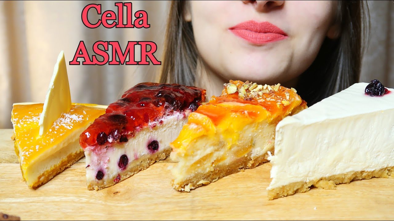 ASMR CHEESECAKE AND CAKE | DESSERT MUKBANG | EATING SOUNDS - YouTube