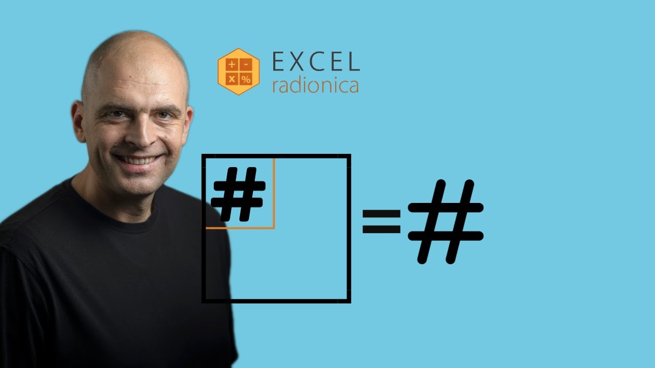 Kako se koristi znak taraba (#) u Excel-u - YouTube