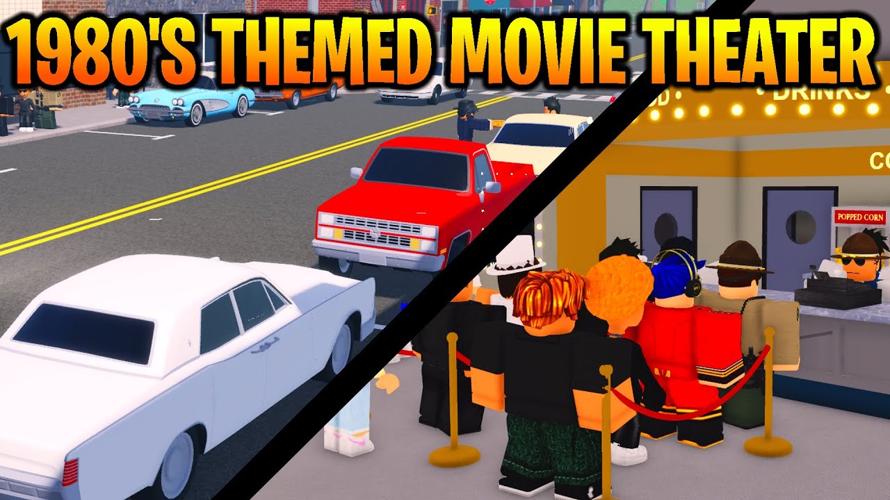 1980'S THEMED MOVIE THEATER ROLEPLAY! *HUGE GAS LEAK IN THE THEATER ...