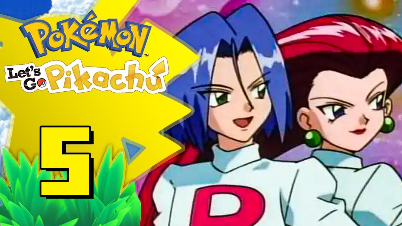 JESSIE E JAMES! - Pokemon Let's Go Pikachu - Ep. 5 - YouTube