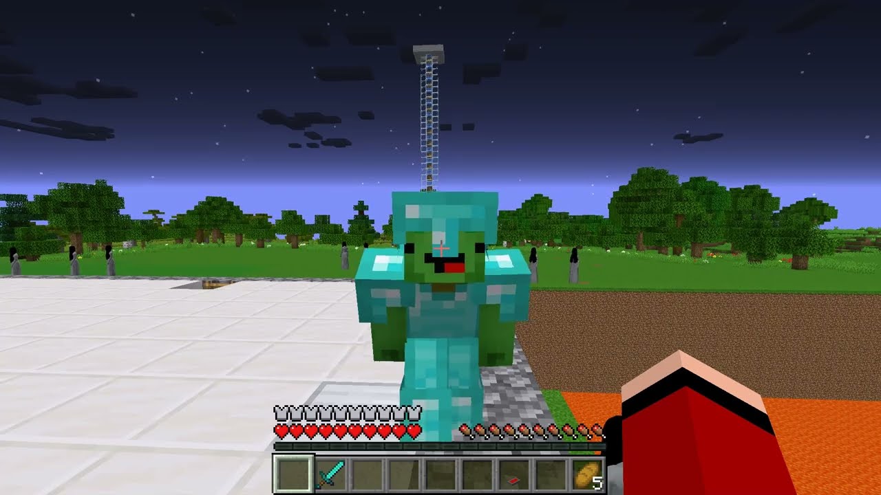 Scary SAMARA From THE RING vs Security House in Minecraft Maizen JJ and ...