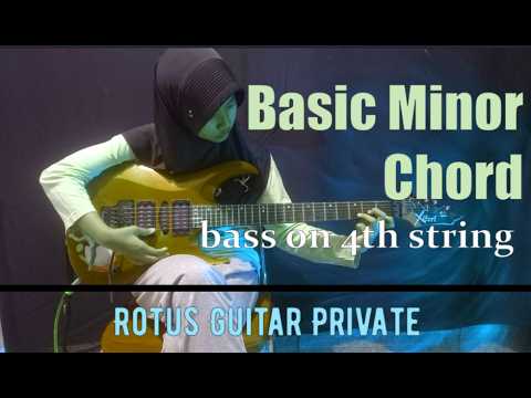 Basic Minor Chard - Bass on 4th string - Aqila - Rotus Guitar Private - Part 2