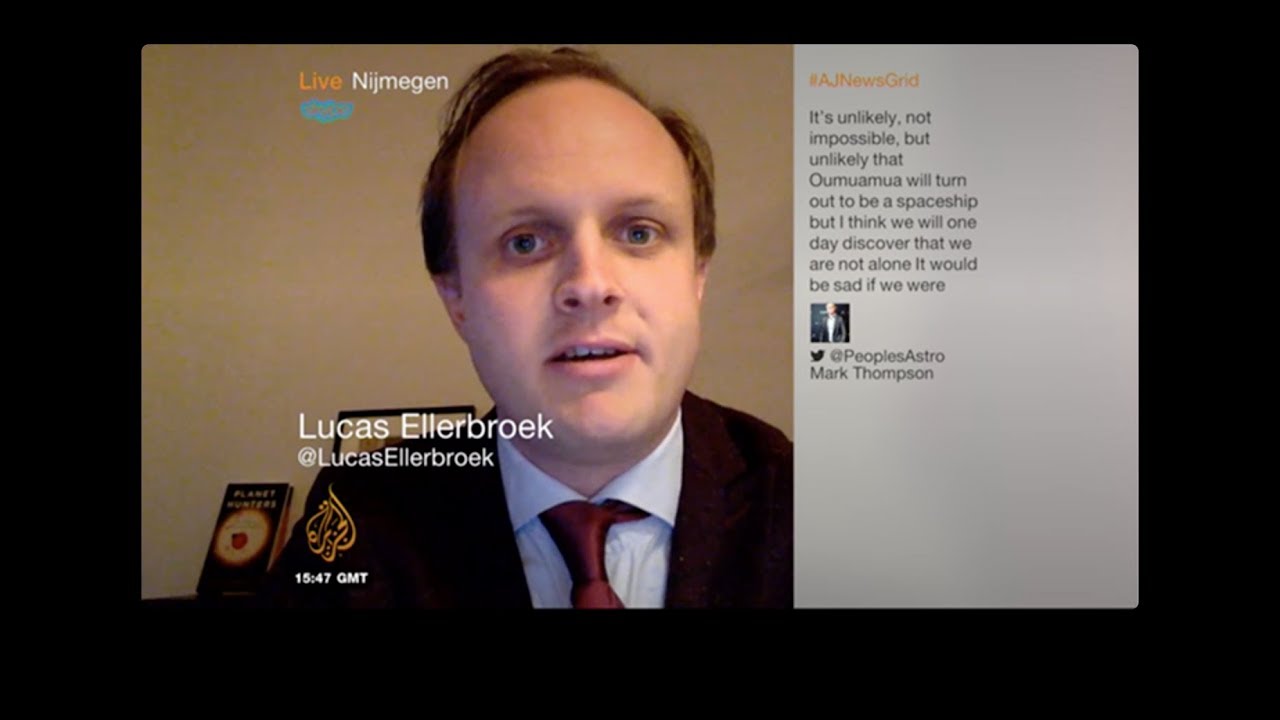 Interstellar asteroid or alien spaceship? Lucas Ellerbroek interviewed ...
