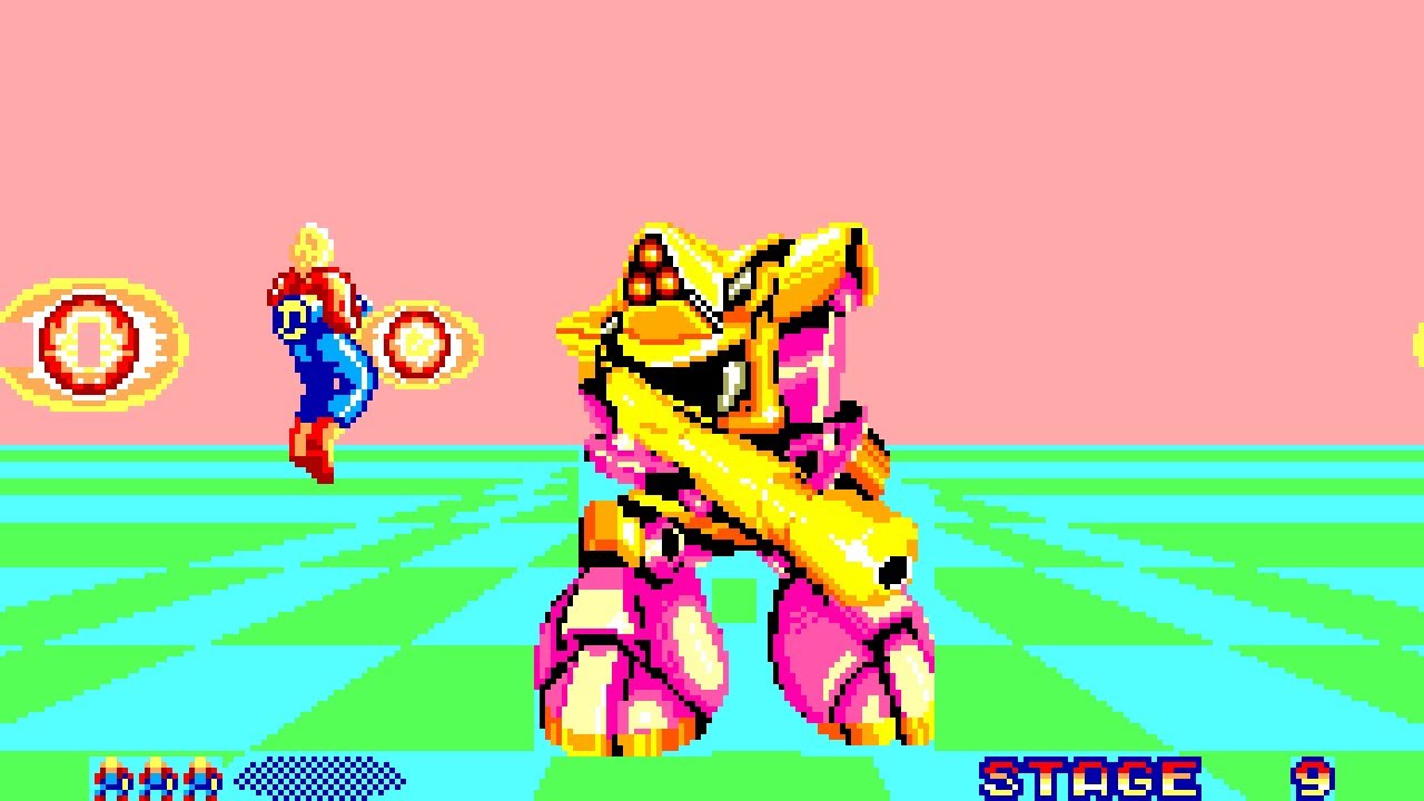 Space Harrier Longplay (Sega Master System) [QHD] - YouTube