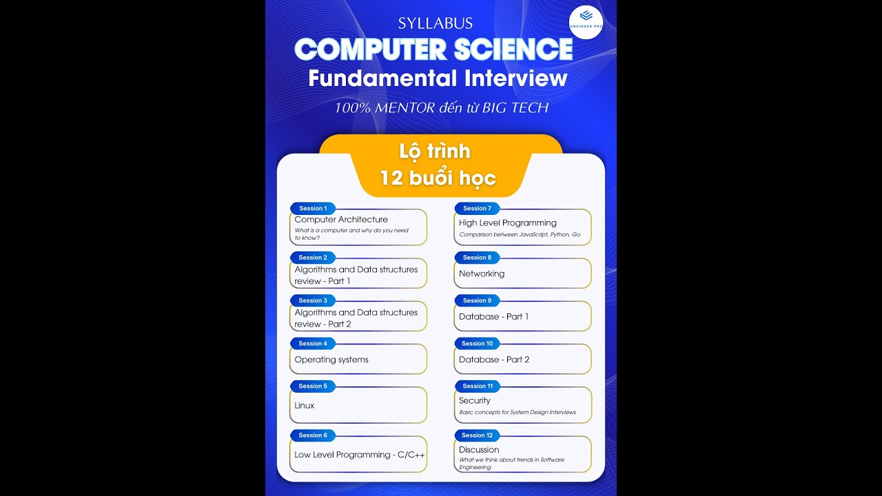 Tổng quan về khoá Computer Science Knowledge Fundamental - YouTube