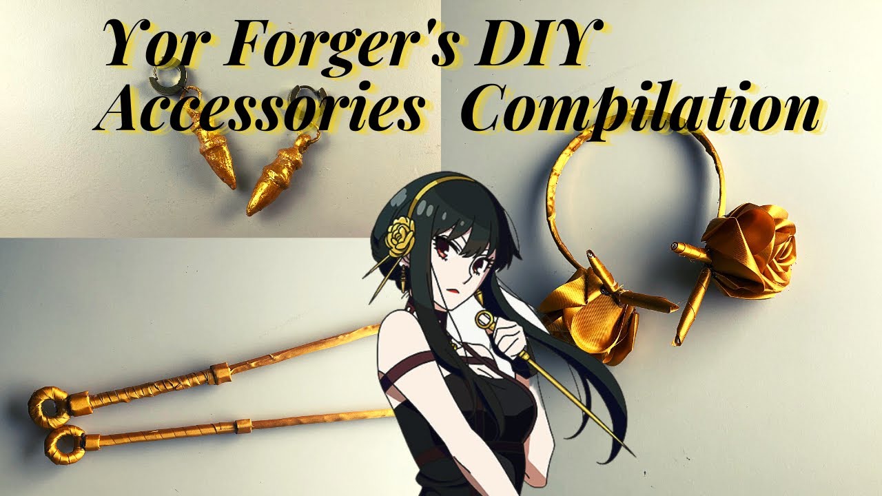Yor Forger's Cosplay Accessories | DIY Compilation - YouTube