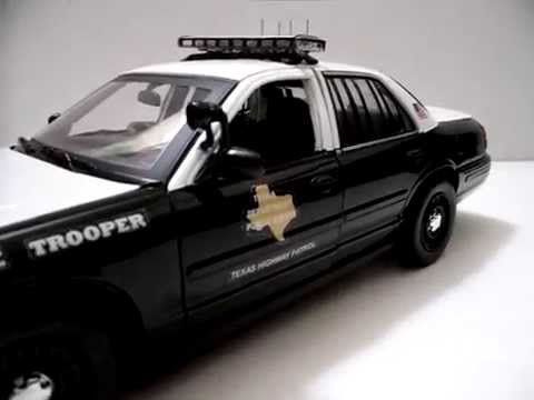 1/18 Texas DPS State Trooper Crown Vic Model - YouTube