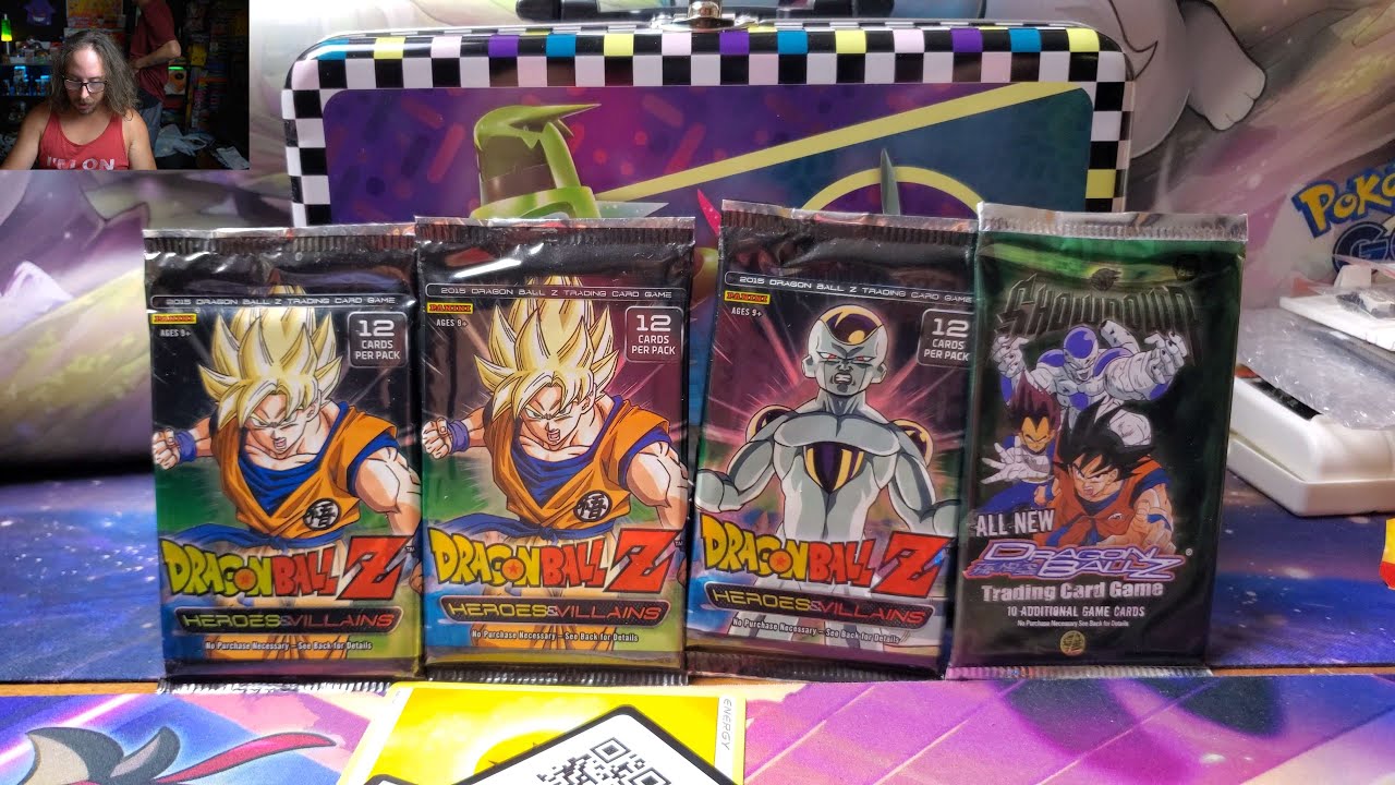 RETRO DRAGONBALL Z BOOSTER PACKS! * DBZ TCG 32 * Heroes&Villians ...