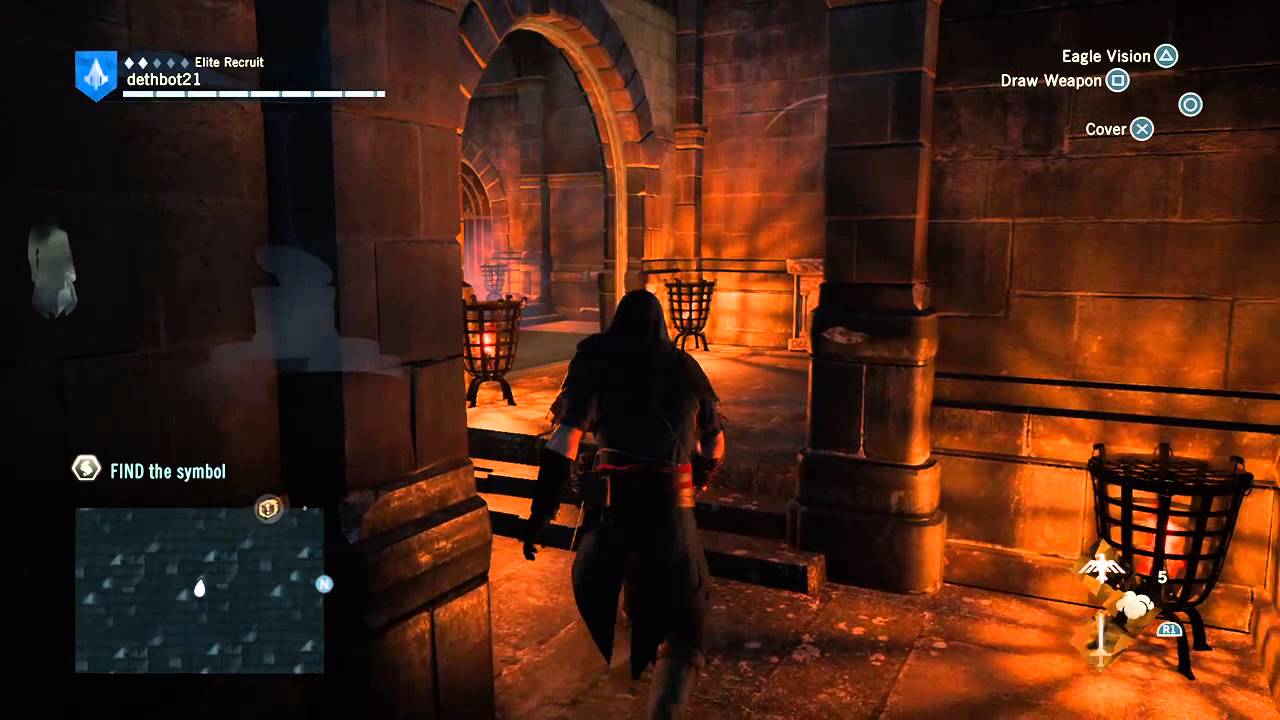 Tour of the base assassin creed unity - YouTube