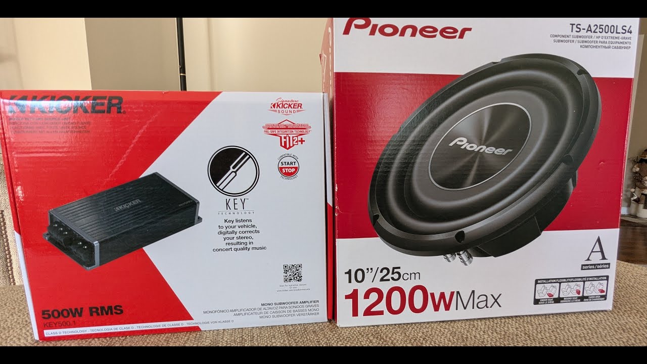 2021 Audi A4 Sub and amp Install - YouTube