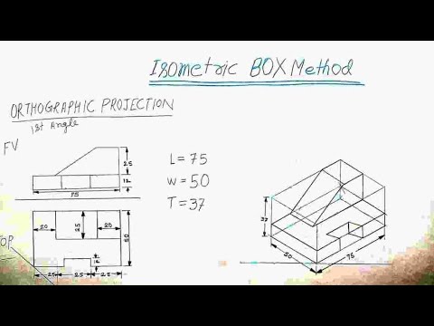 Isometric Box Method kaya hai/Box method se isometric kaise banate hai ...