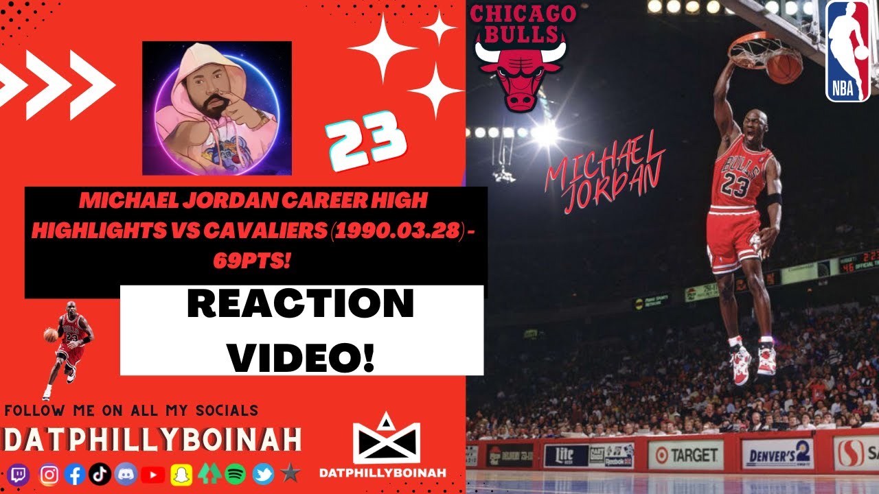 Michael Jordan Career High Highlights vs Cavaliers (1990.03.28) - 69pts ...