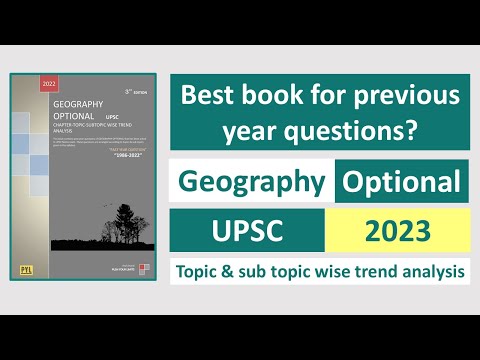🔥Best Geography Optional PYQ🔥 📚 Sub-topic wise 📚 Previous Year Question ...