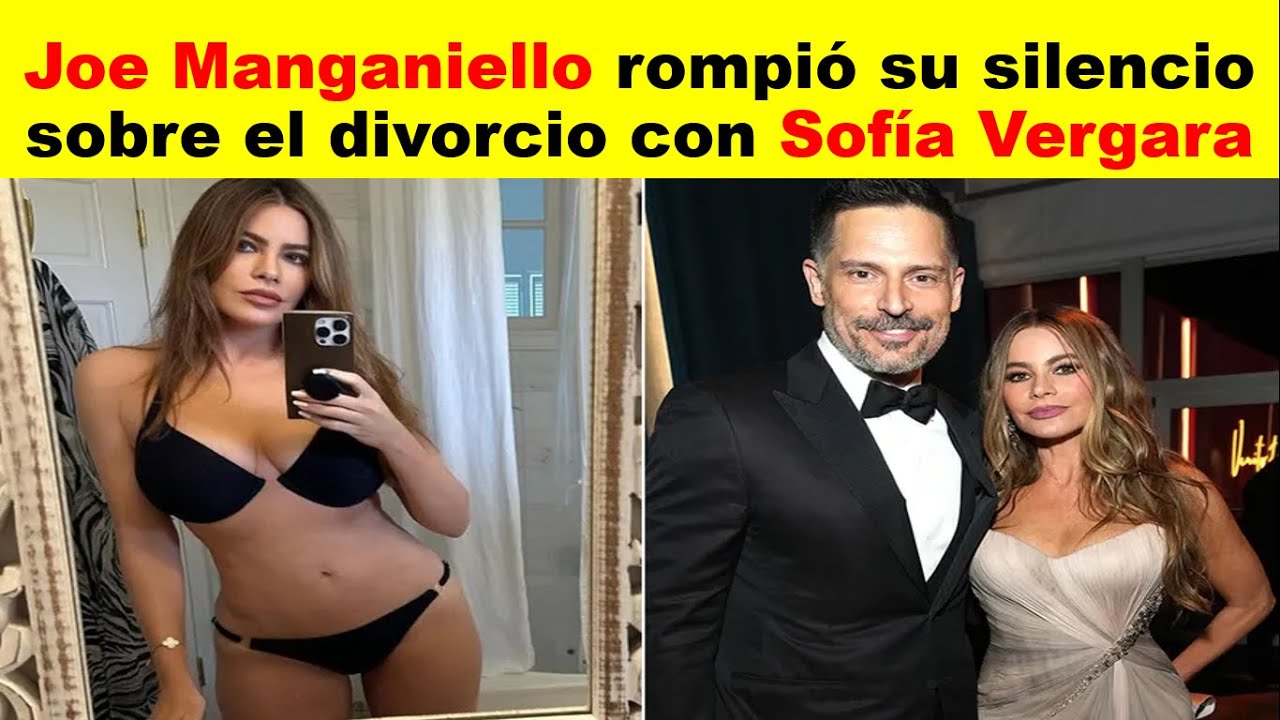 Joe Manganiello rompió su silencio sobre el divorcio con sofia vergara - YouTube