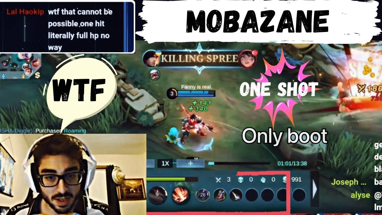 THIS IS HOW MOBAZANE REACTION ON YI SUN SHIN BUG OR DAMAGE HACK💯😲😮 ...