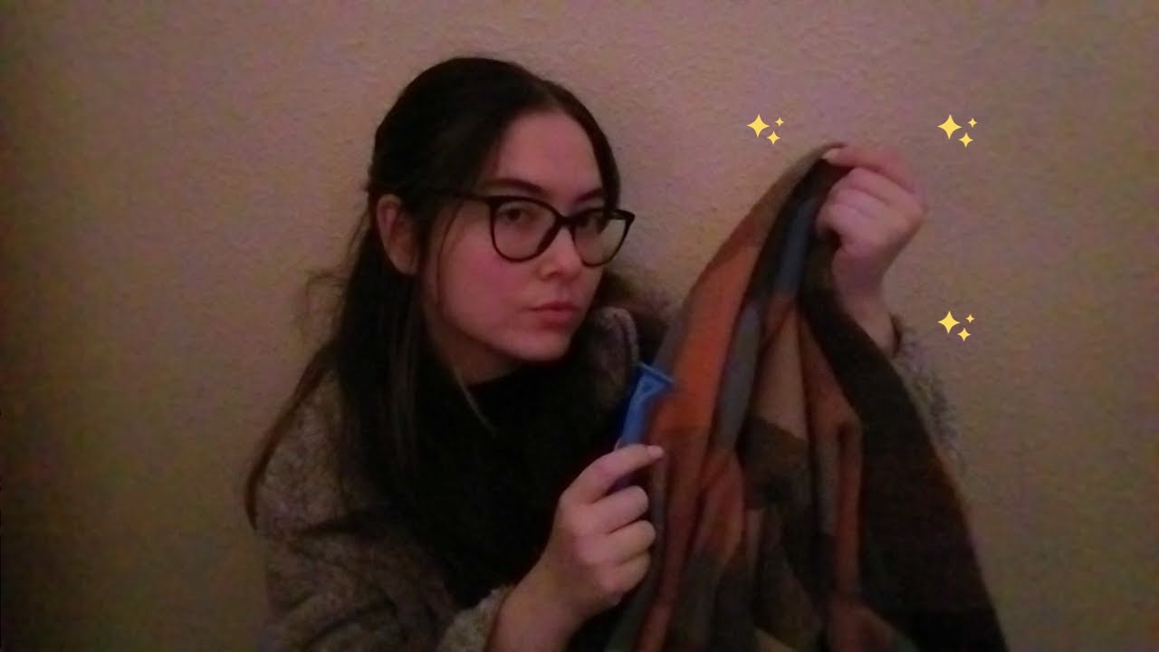 ASMR | Unintentional LOFI ASMR ~ Scarf shaving - YouTube