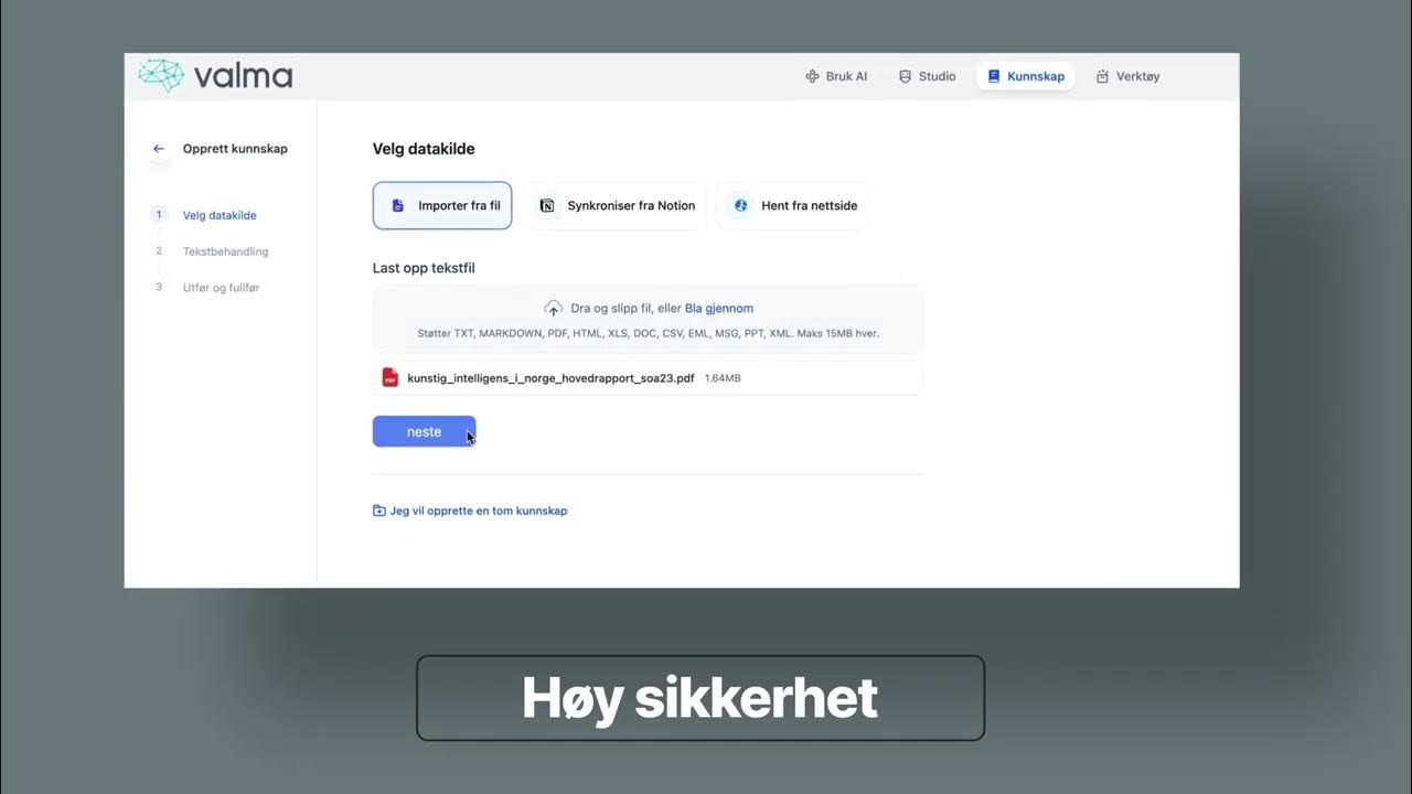 Valma AI - Introduksjon - YouTube