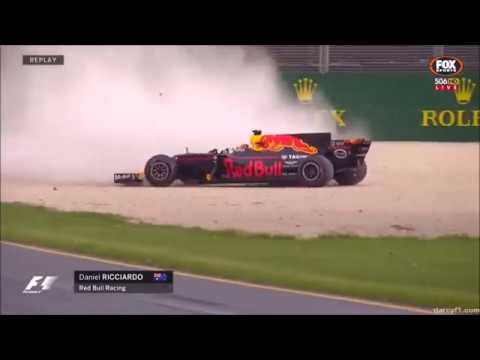 F1 2017 ALL Crashes Compilation - YouTube