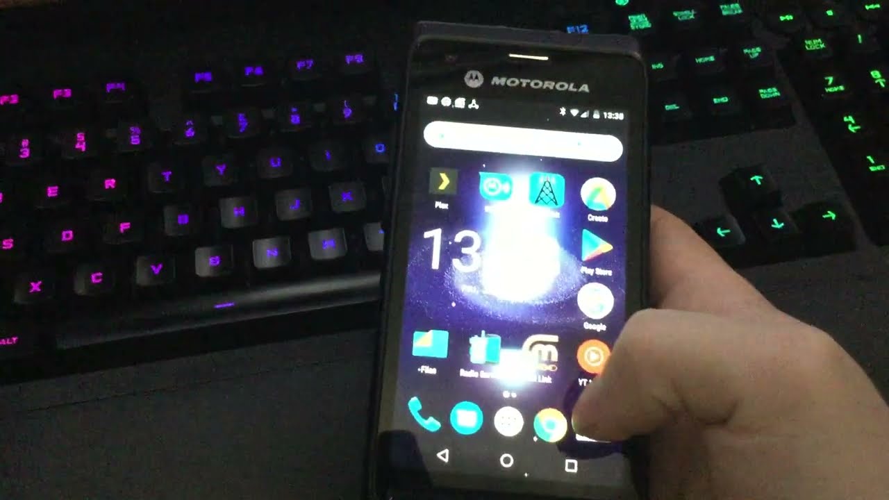 Getting Radio Services working on a Motorola LEX L10 - YouTube