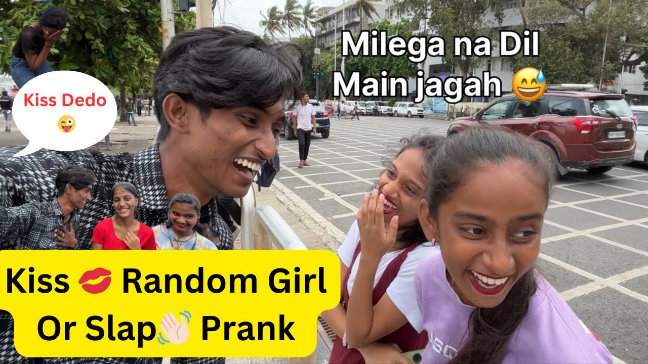 Kiss 💋 Or Slap Prank on Random Girls 😍 | Kissing Prank | Cute Crazy ...