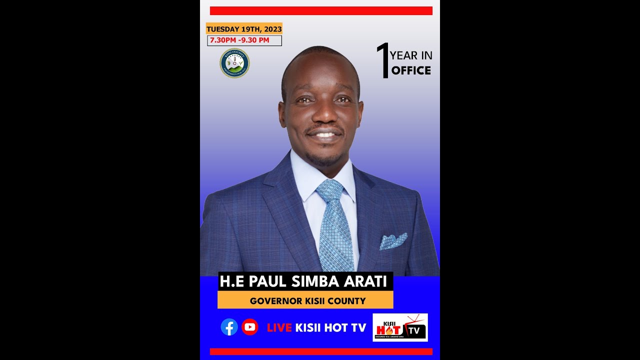 Governor Simba Arati will be speaking about his achievements one year ...