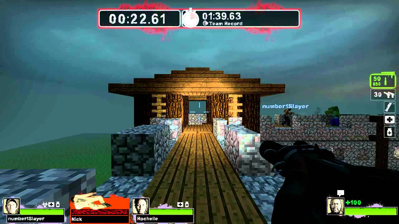 L4D2 minecraft survival map. - YouTube