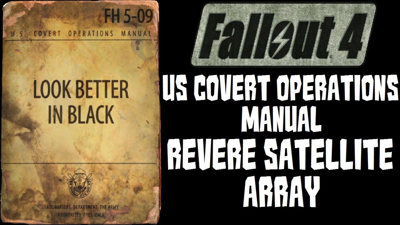Fallout 4 US Operations Manual in Revere Satellite Array - YouTube