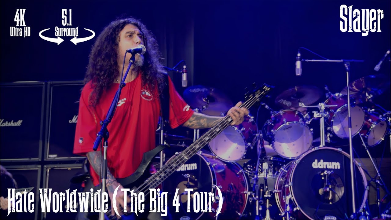 Slayer - Hate Worldwide (The Big 4 Tour) [5.1 Surround / 4K Remastered ...